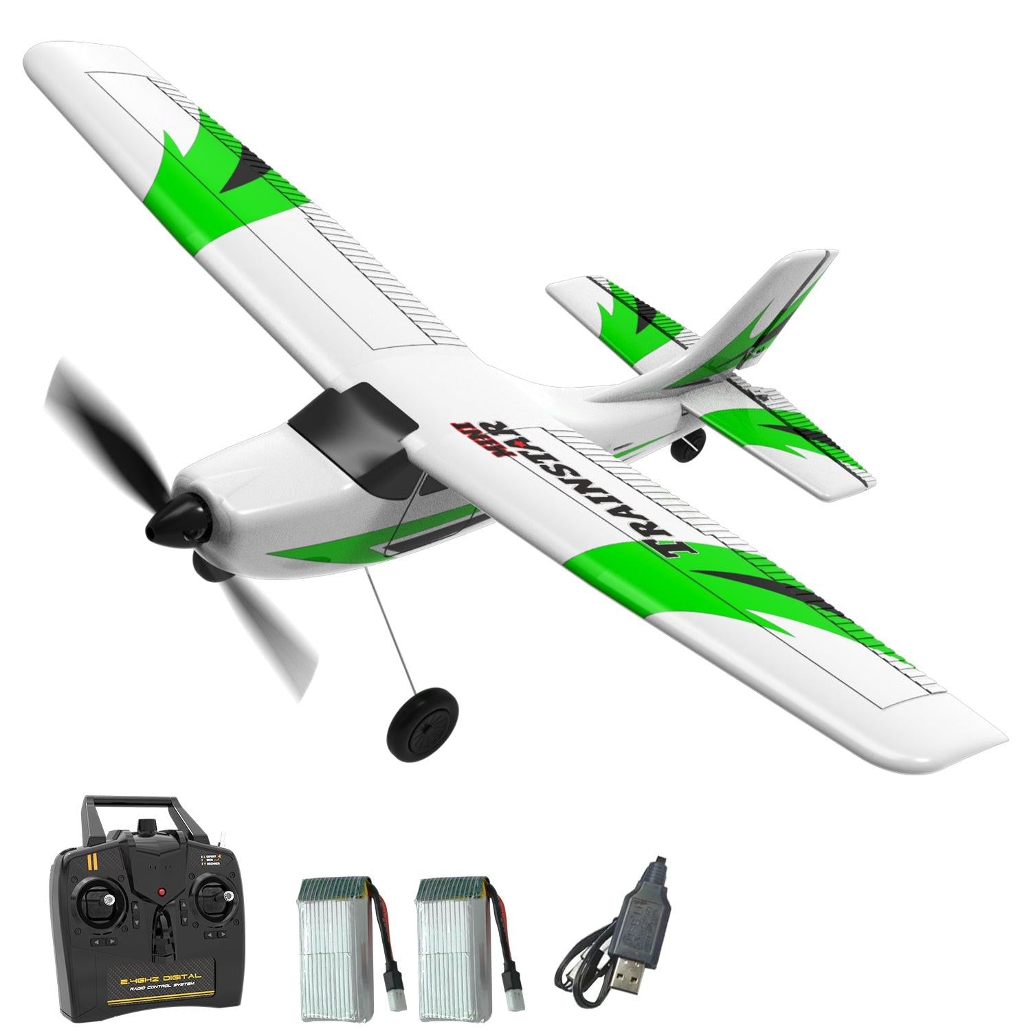 VOLANTEXRC Trainstar Mini 3CH RC Airplane with Gyro | EXHOBBY